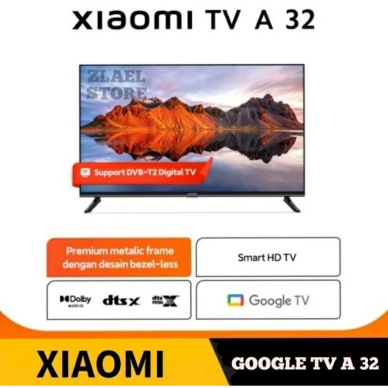 Jual Xiaomi Mi Google TV A 32 inch GTV Smart TV HD Digital Garansi ...