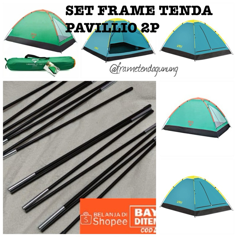 Jual Set frame tenda pavillio 2P set rangka tenda pavillio 2p | Shopee ...