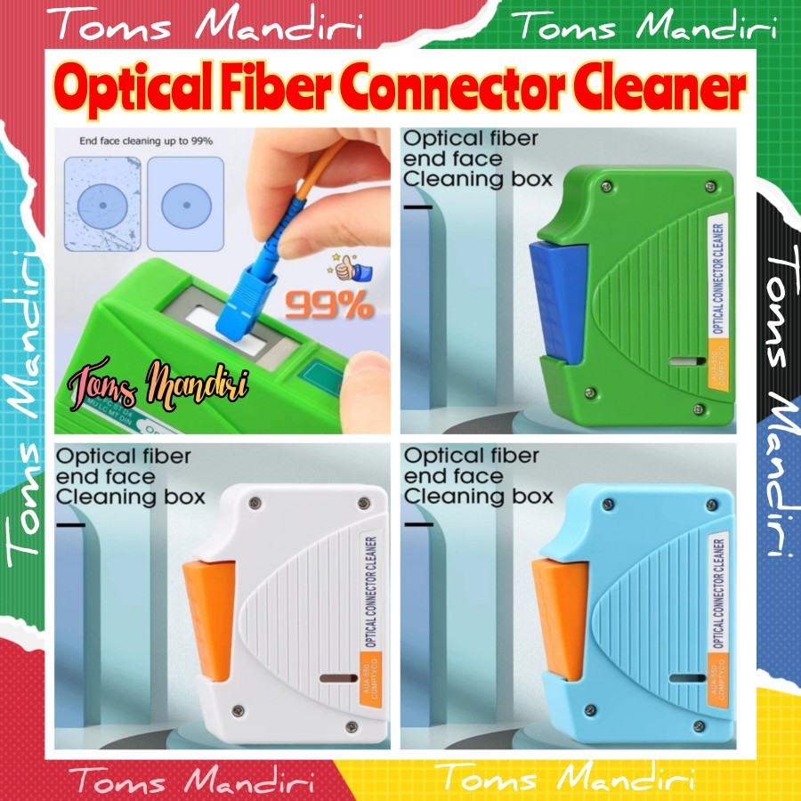 Jual Optical fiber connector cleaner fiber optic | Shopee Indonesia