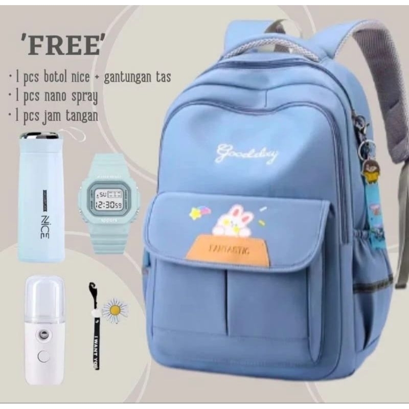 Jual BANYAK BONUSNYA Tas Ransel Anak sekolah Motif Good day Fantastic | Shopee Indonesia