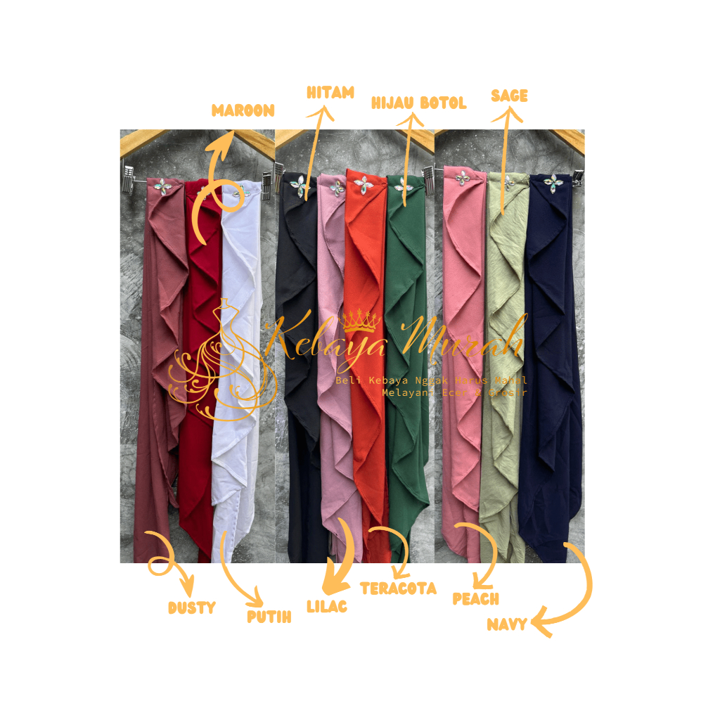 Jual SLENDANG KEBAYA SUSUN | Shopee Indonesia