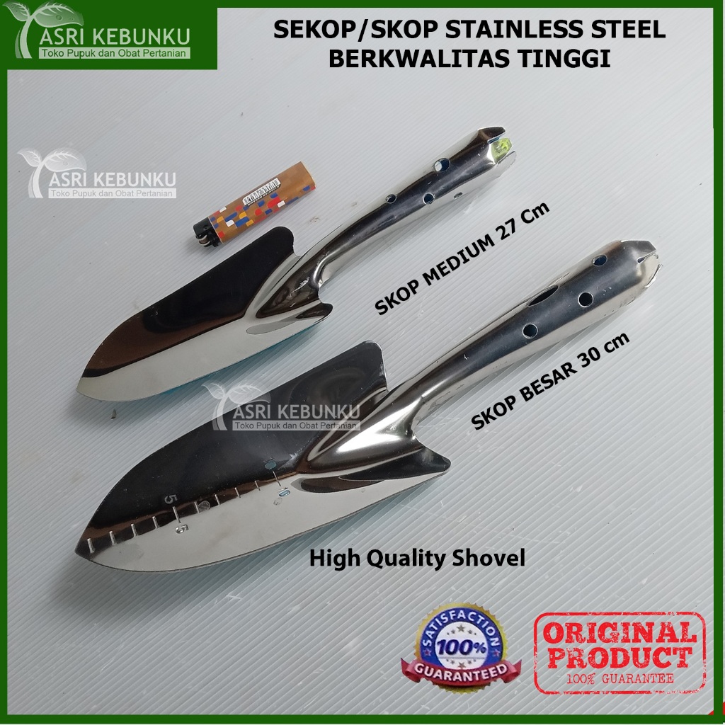 Jual Sekop Skop Stainless Steel Berkwalitas Tinggi Anti Karat | Shopee ...