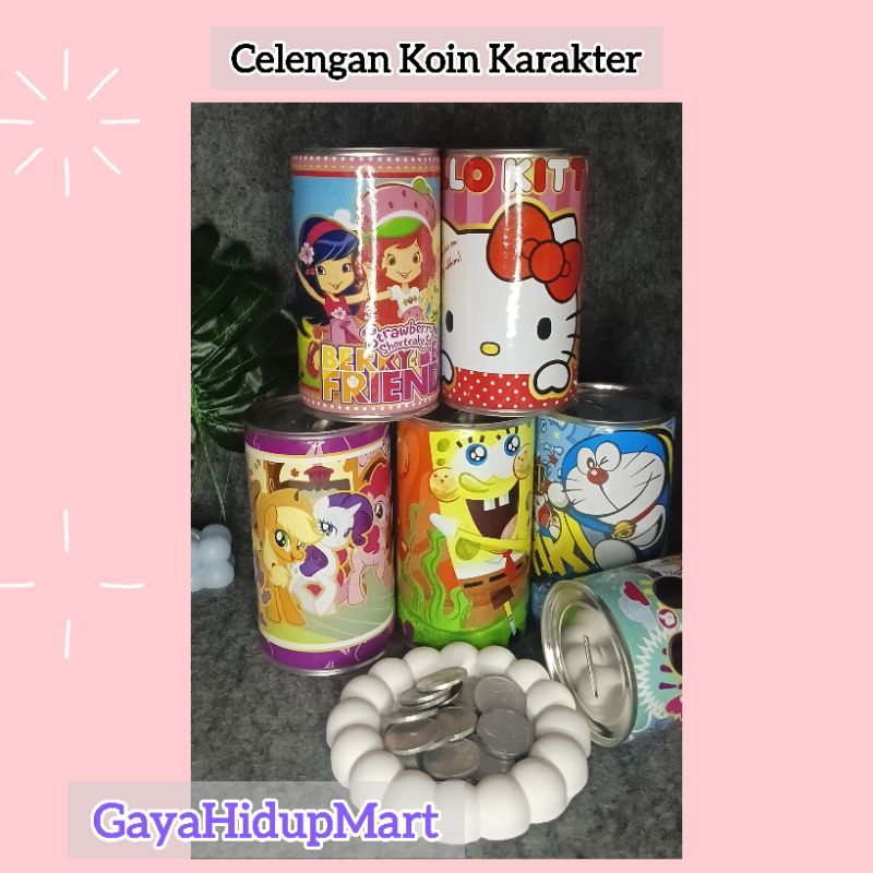 Jual GHM Celengan Kaleng Tabung Celengan Koin | Shopee Indonesia