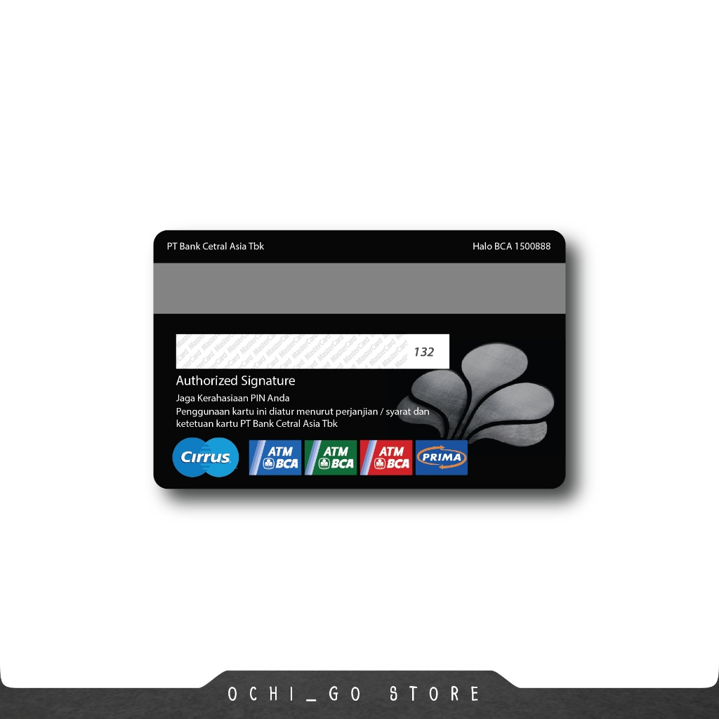 Jual Stiker Kartu Atm Garskin Skin Card Custom Bank BCA Prioritas ...