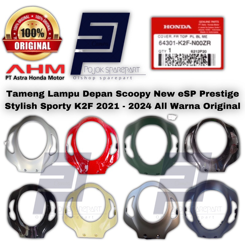 Jual Tameng panel lampu body depan scoopy new prestige sporty stylish ...