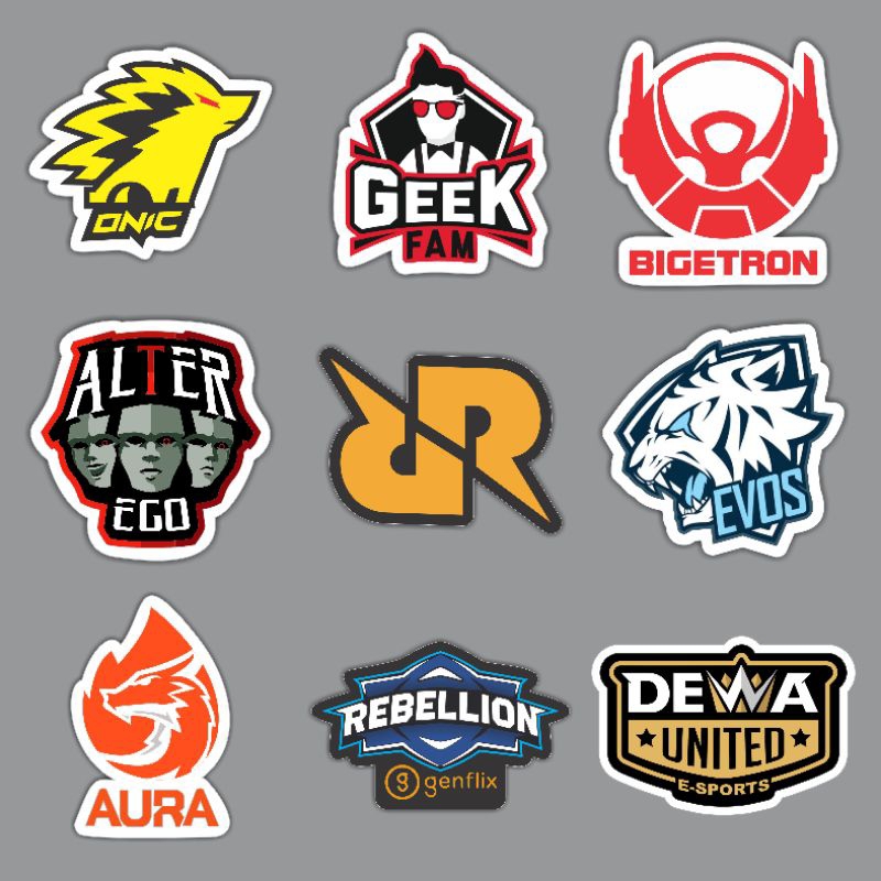 Jual STIKER tim MPL ML Mobile Legends MLBB EVOS, RRQ | Shopee Indonesia