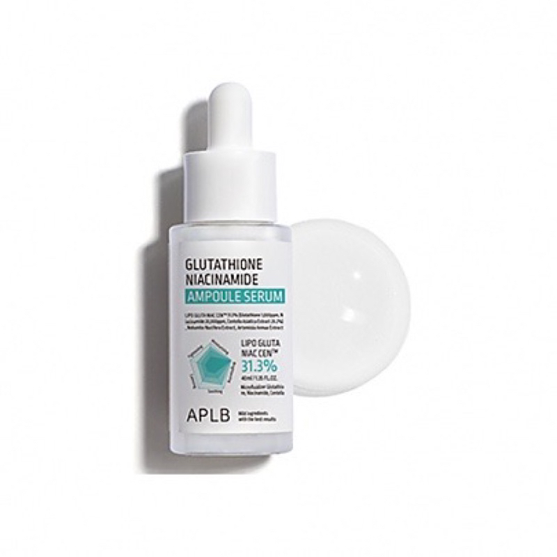 Jual APLB Glutathione Niacinamide Ampoule Serum 40ml | Shopee Indonesia