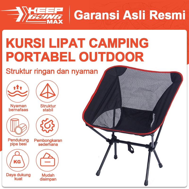 Jual Keep Going Max-Kursi Lipat Camping / Kursi Pantai Ringan Nyaman ...