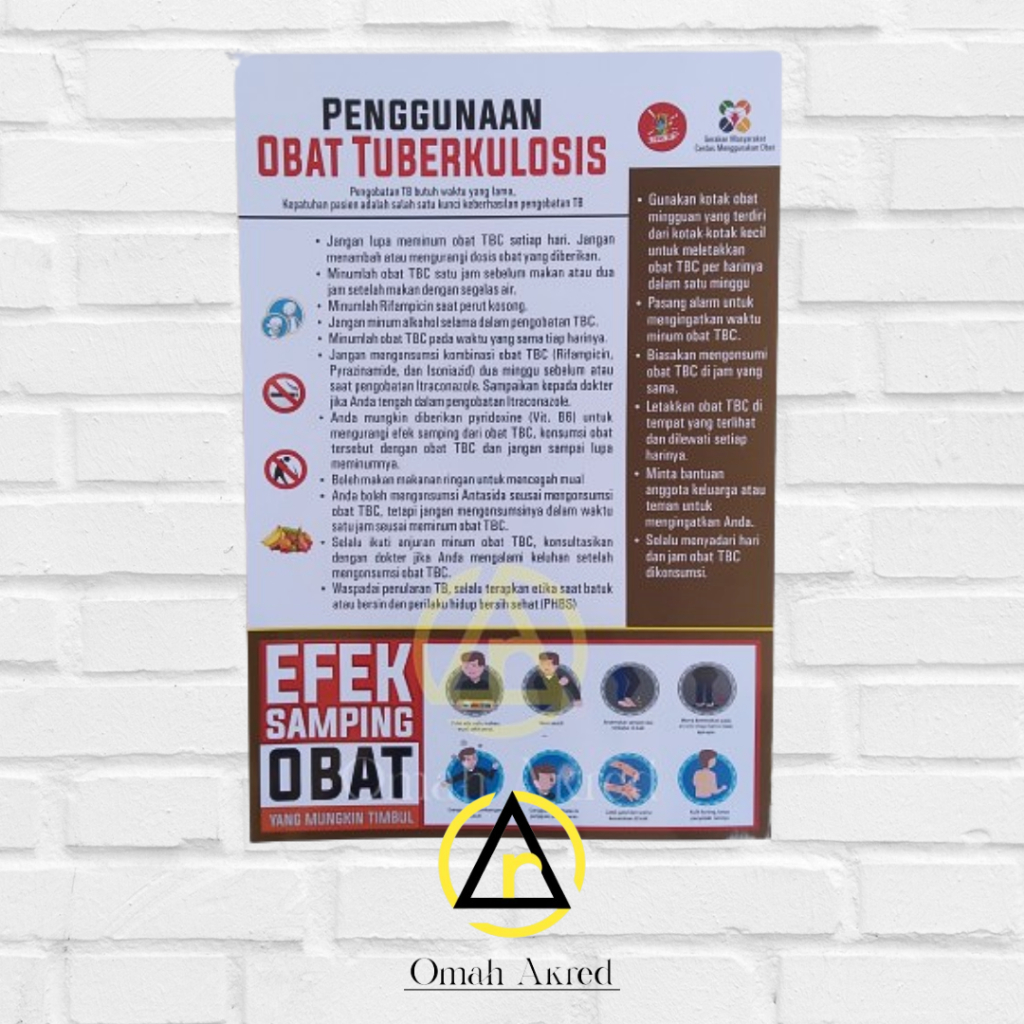 Jual Poster Penggunaan Obat Tuberculosis - Farmasi - Apotek | Shopee ...