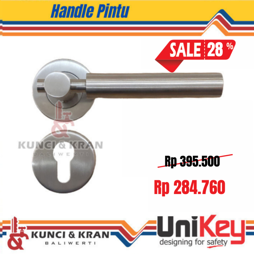 Jual HANDLE PINTU UNIKEY HRE 016.54 SSS GAGANG PINTU RUMAH HANDLE PINTU ...