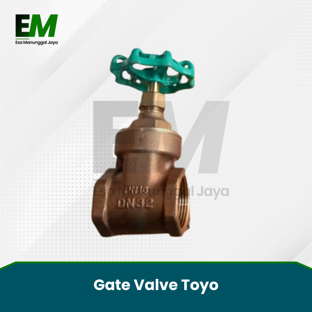 Jual Gate Valve Toyo 1 1/2" DN40 / Get Valve 1 1/2 Inch Toyo DN 40 ...