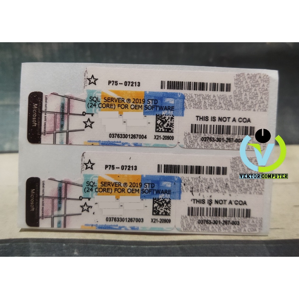 Jual SQL Server 2019 Standard 24 Core Unlimited CALs with COA Original ...