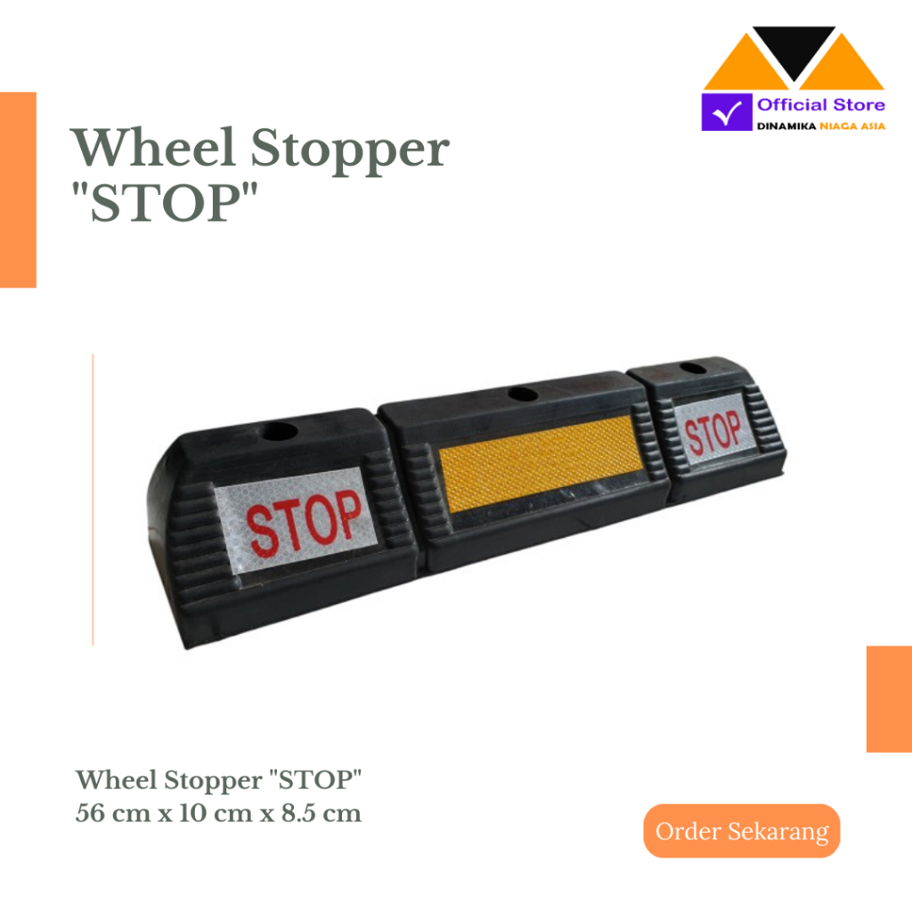 Jual Wheel Stopper Rubber Ganjalan Ban Mobil untuk Pengaturan Parkir ...
