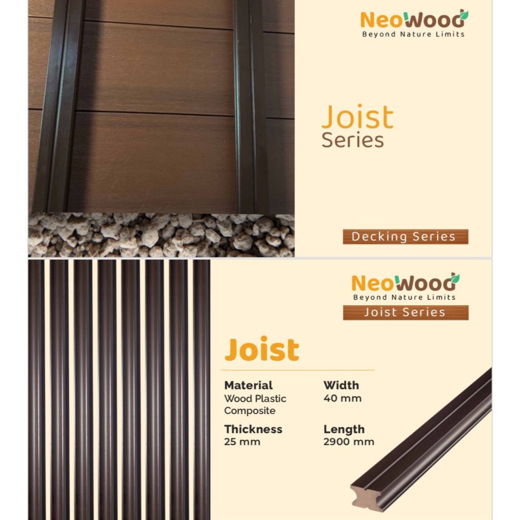 Jual WPC ACCESORIES CLADDING JOIST DECK NEOWOOD BEYOND | Shopee Indonesia