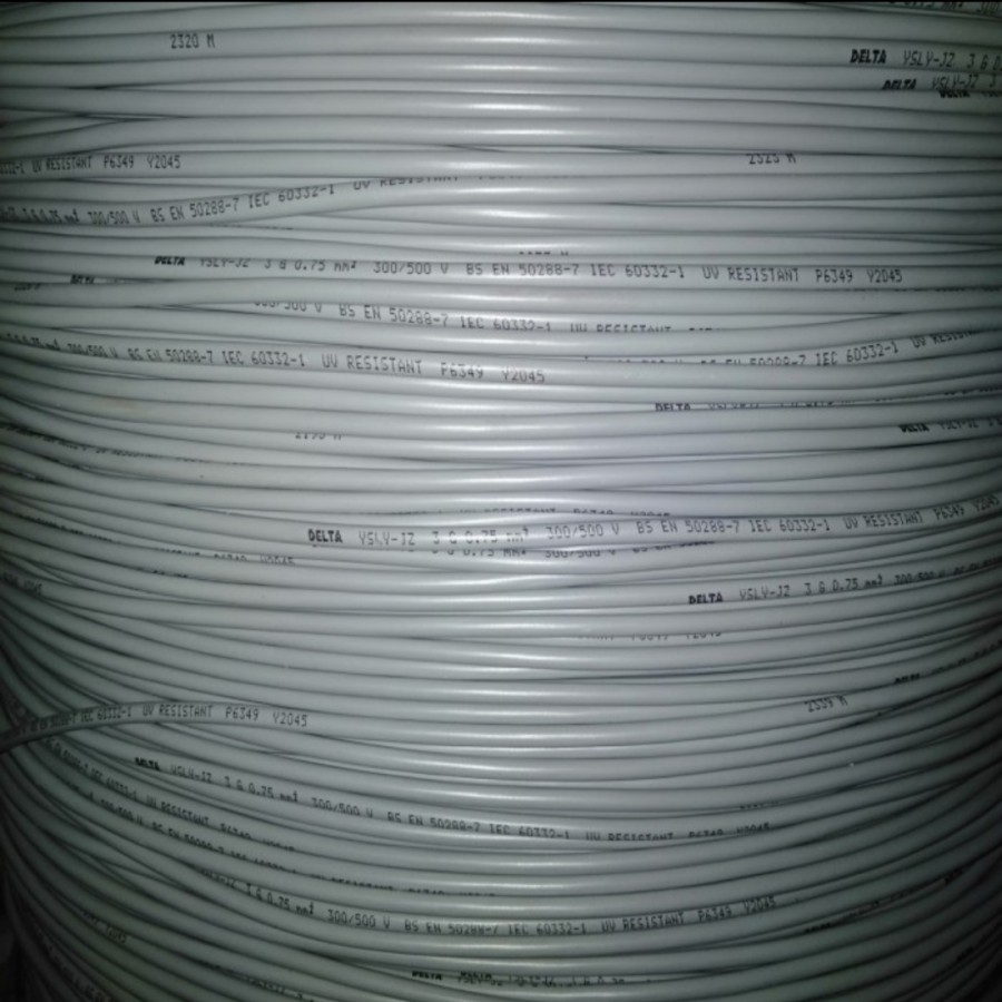 Jual Kabel Control YSLY-JZ 3x0, 75 Merk DELTA Kabel Control YSLY-JZ 3x0 ...