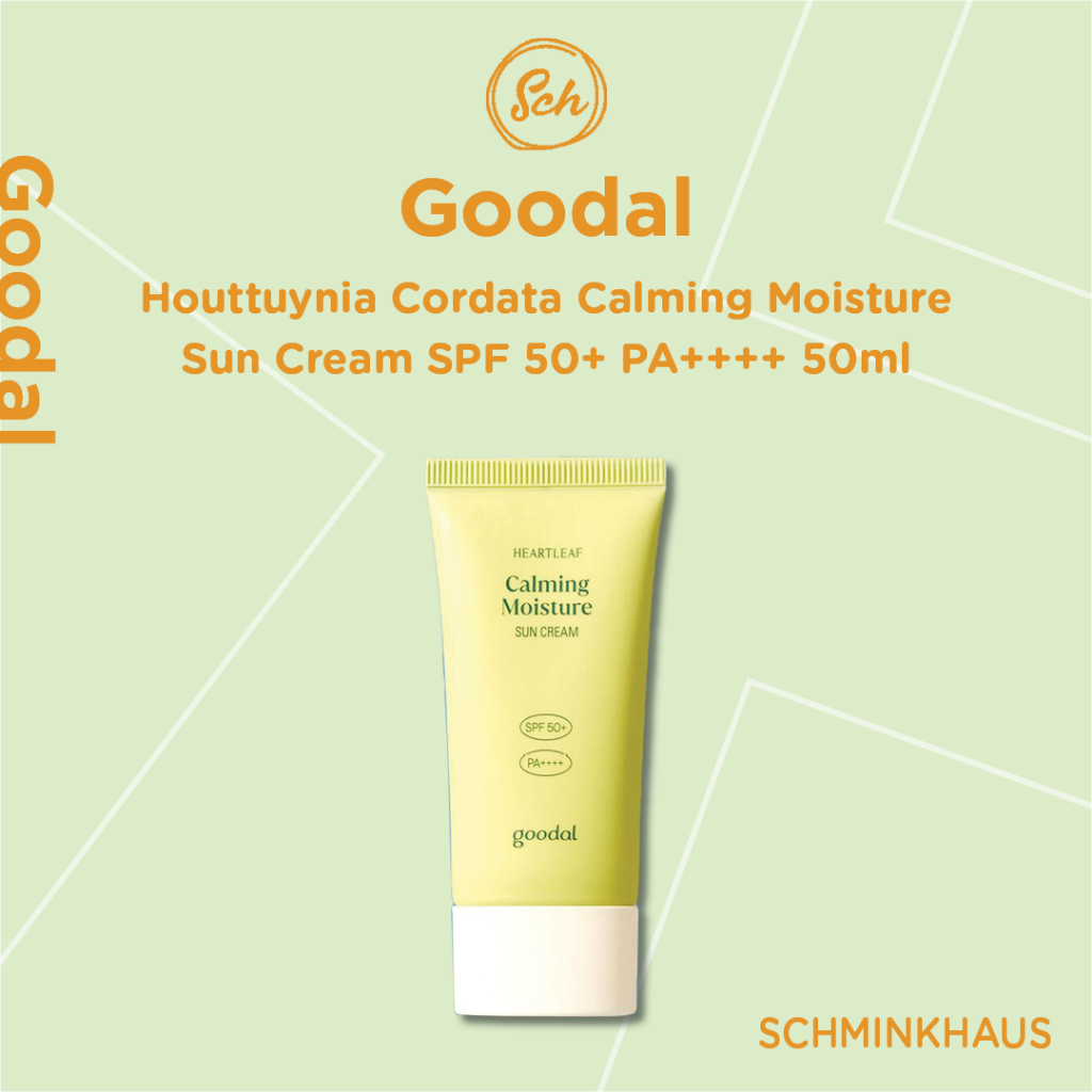 Jual GOODAL Houttuynia Cordata Calming Moisture Sun Cream SPF 50+ PA ...
