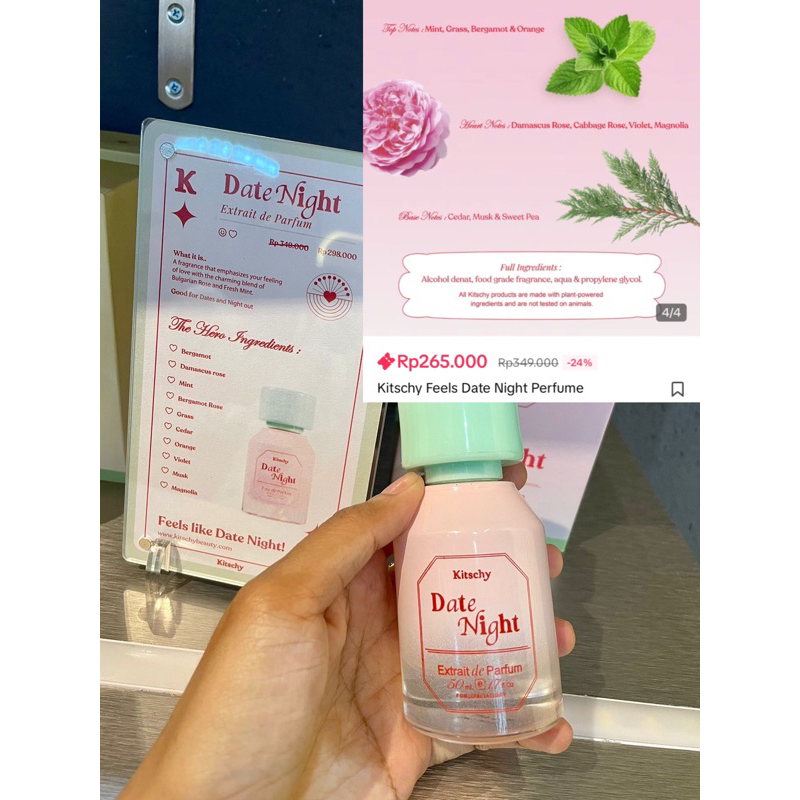 Jual [Request order] KITSCHY Date Night (tulis: NAMA + 4digit WA ...