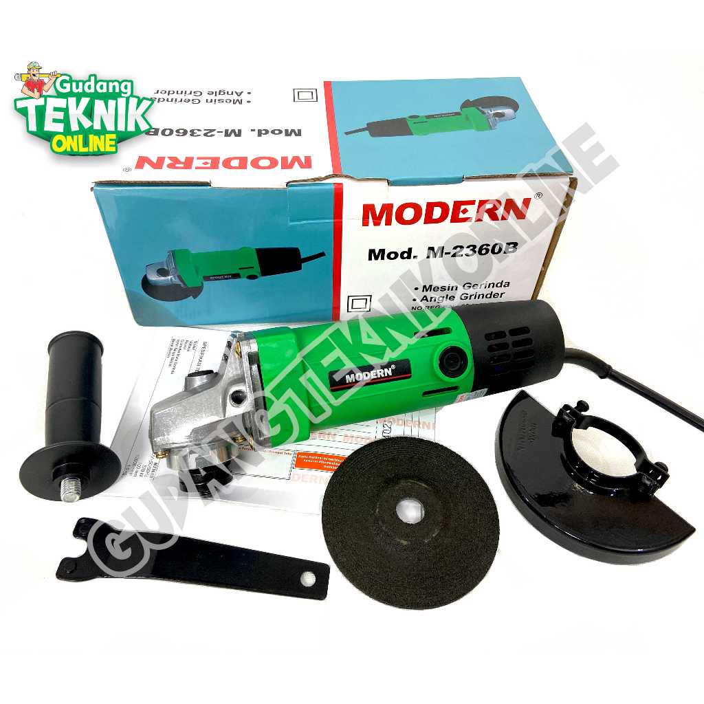 Jual Gerinda Tangan 4" MODERN M2360B Mesin Gerinda Grinda Grenda ...