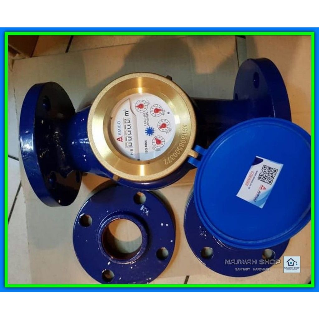 Jual Meteran Air Water Meter 2" inch Amico Flow Meter Air Pengukur ...