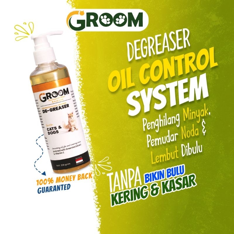 Jual Groom Degreaser Kucing Degreaser Grooming Penghilang Lemak atau Minyak dan Jerawat Kucing ...