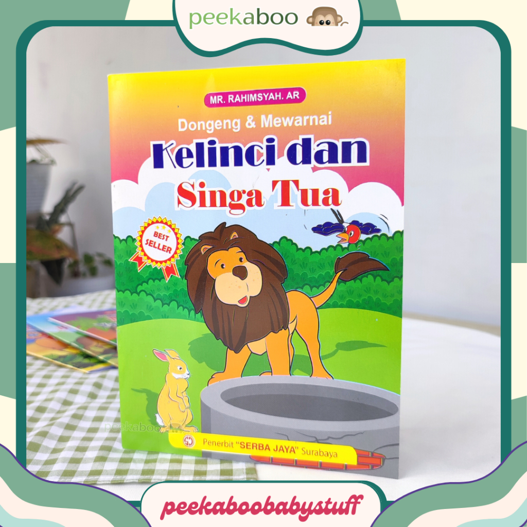 Jual BUKU CERITA ANAK - TEMA KELINCI DAN SINGA TUA || DONGENG BERGAMBAR ...