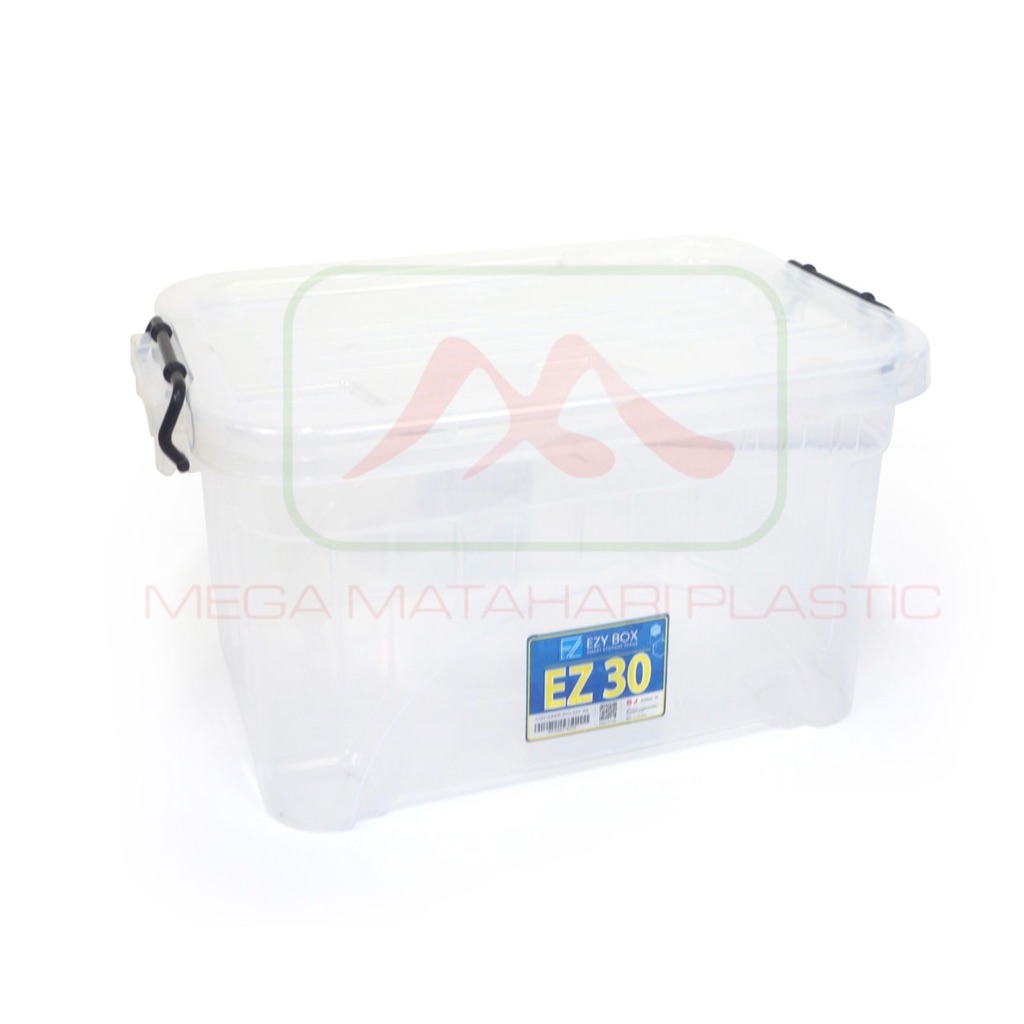 Jual Box container bening 30liter Ezy30 (44 x 30 x 25 cm) | Shopee ...