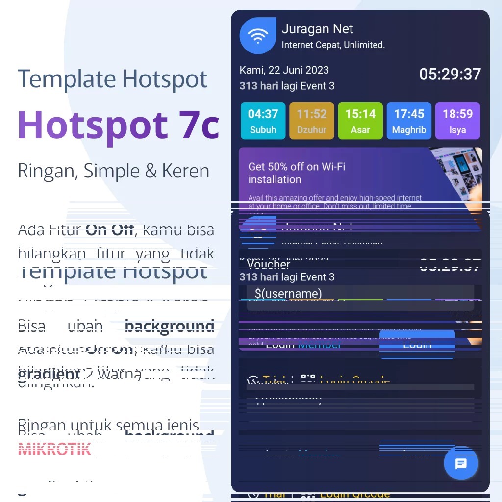 Jual Login Page Hotspot 7c | Shopee Indonesia