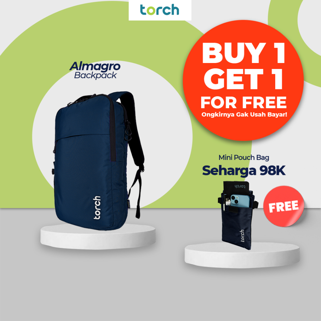 Jual TORCH Almagro Tas Totebag Ransel Punggung Sekolah Kerja Jinjing Laptop Pria Wanita Tahan ...