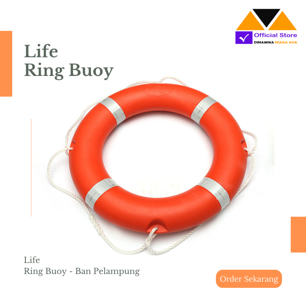 Jual Pelampung Ring Buoy Safety Ban Fiber Kuat untuk Penyelamatan Laut ...