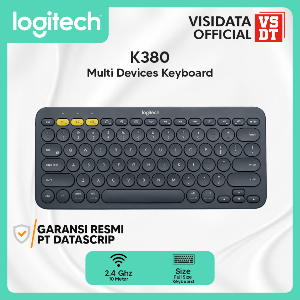 Jual Logi tech K380 Keyboard Wireless Bluetooth Multi-Device - Black ...