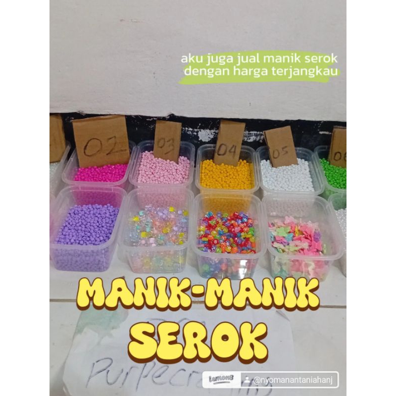 Jual manik serok pasir dan mote | Shopee Indonesia