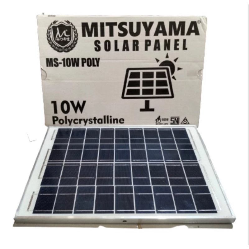Jual Solar Panel Cell Papan Surya 10wp Poly Crystalline Mitsuyama ...