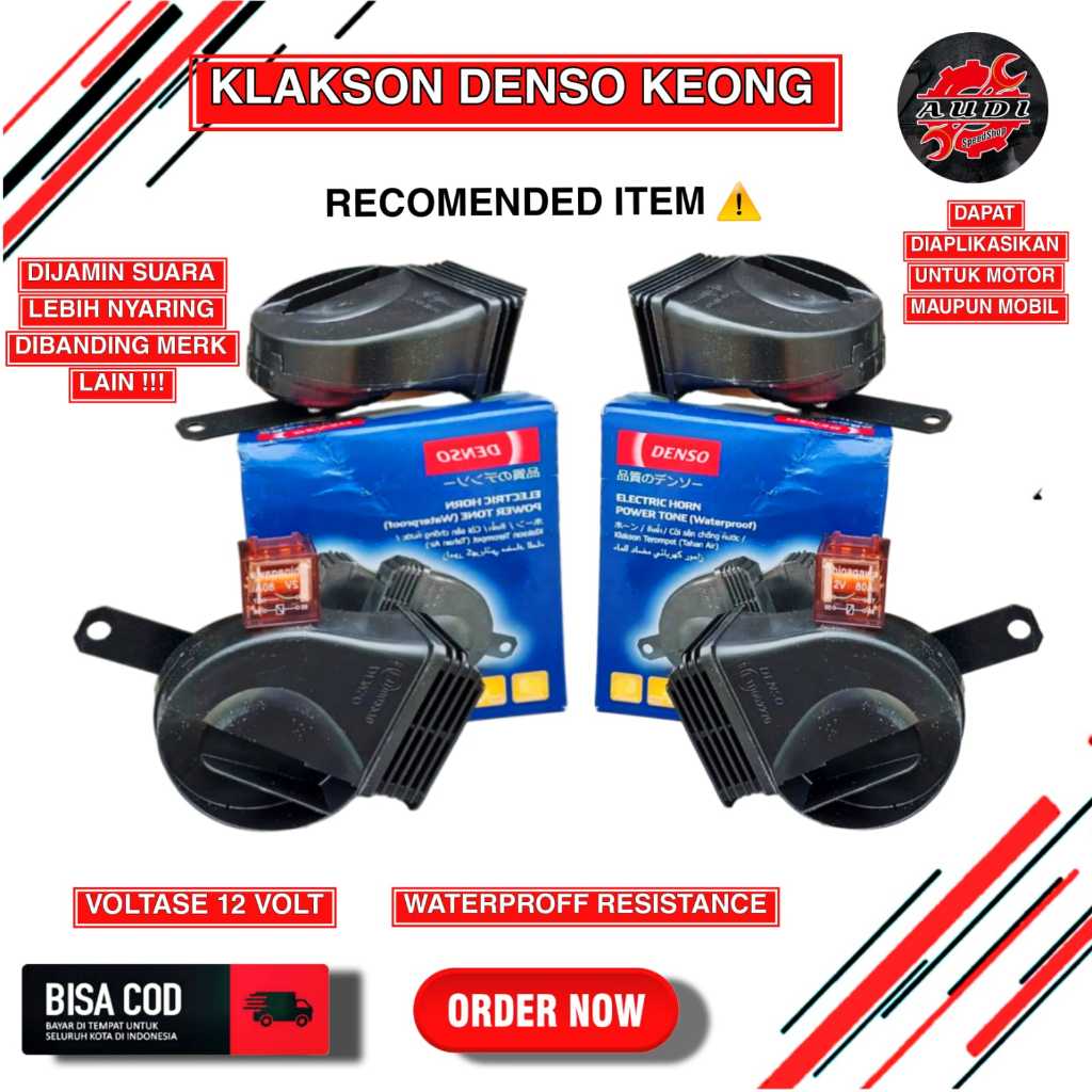 Jual DENSO KEONG WATERPROFF KLAKSON DENSO KEONG KLAKSON MOBIL KLAKSON ...