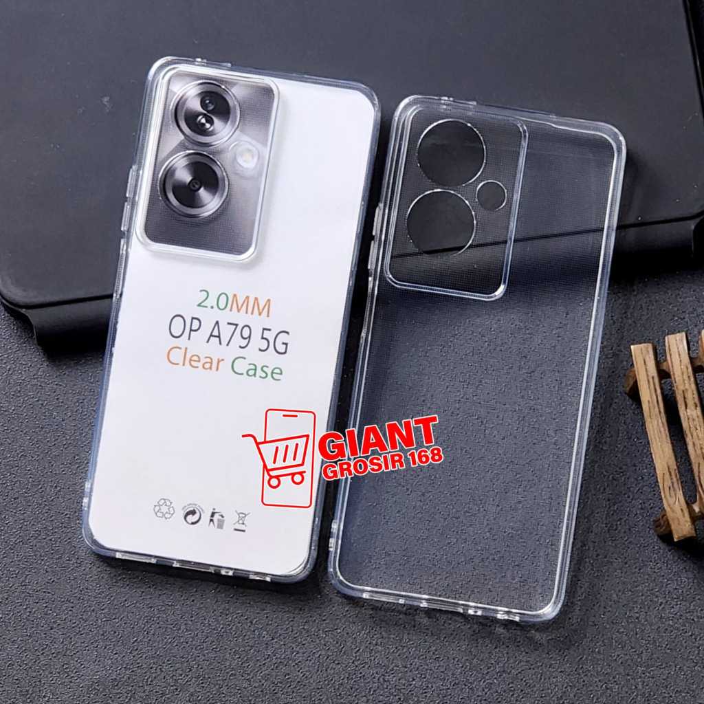 Jual OPPO A79 5G CLEAR HD 2.0MM CASE BENING TRANSPARAN OPPO A79 5G ...