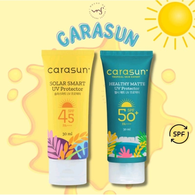 Jual Carasun Solar Smart UV Protector SPF 45 PA++++/ Healthy Matte UV Protector SPF 50+ PA ...