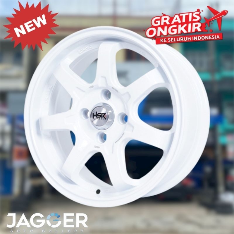 Jual Velg mobil ring 15 pcd 4x100 hsr boroko tjh r15 mirage brio datsun | Shopee Indonesia