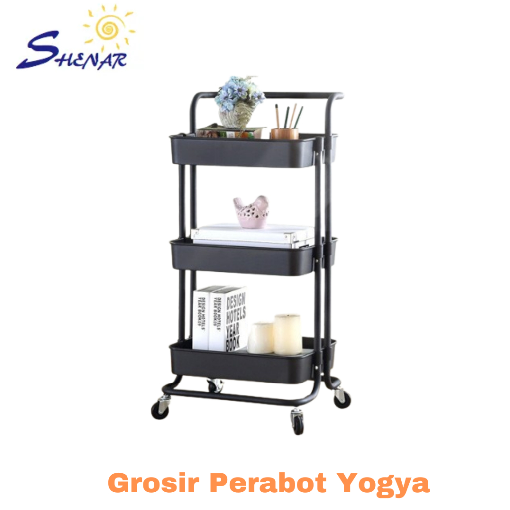 Jual Rak Susun Roda Rak Dorong Rak Salon Rak Dapur Rak Troli Serbaguna ...