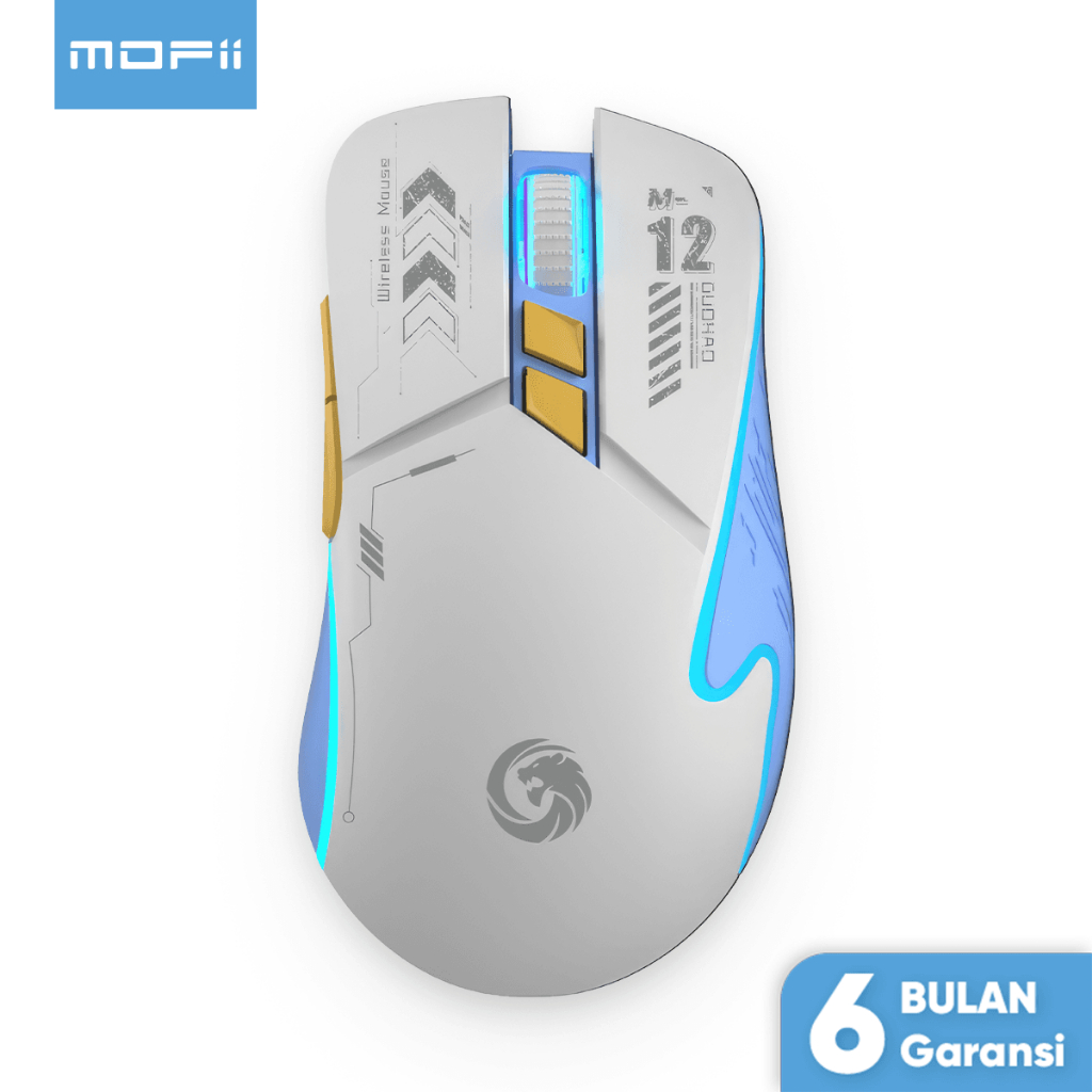Jual MOFii Gaming Mouse Wireless 2.4G RGB Lights Rechargeable Baterai ...