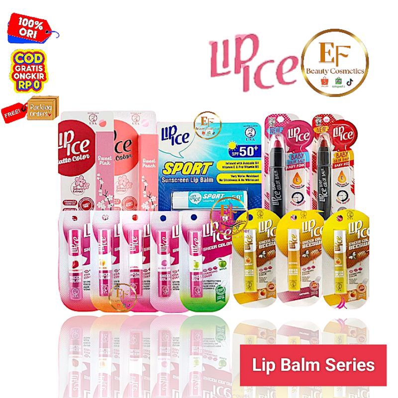 Jual LIP ICE Fruity Lip Balm SPF 15 | Lip Ice Sheer Color | Sport Spf ...