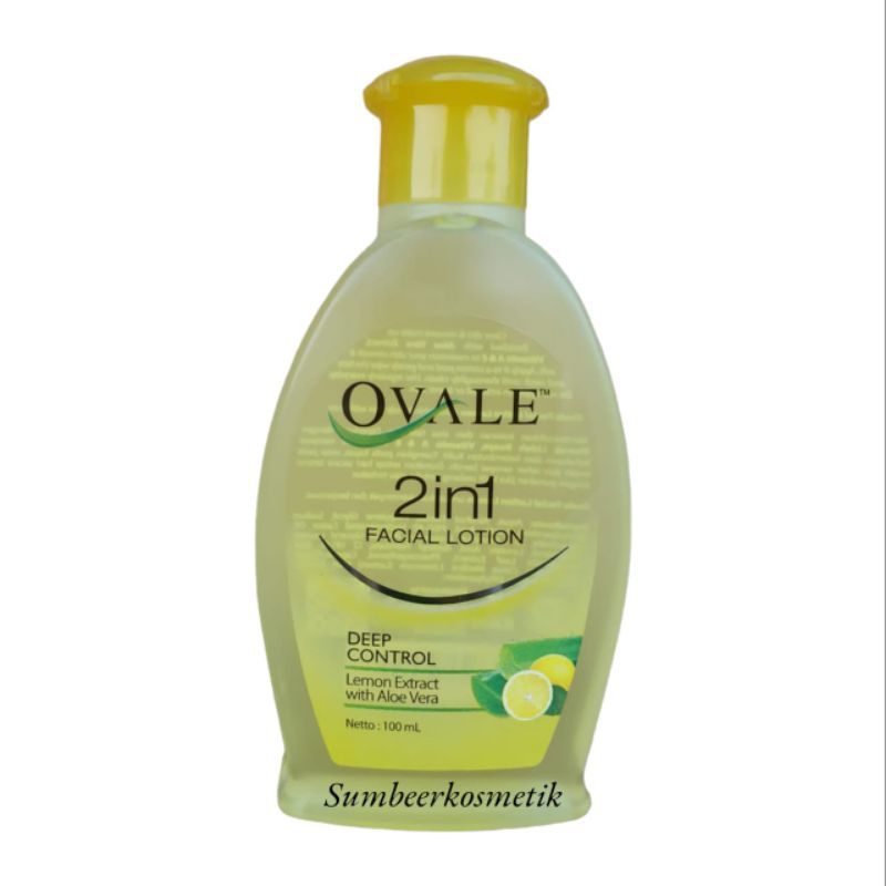 Jual OVALE 2IN1 Facial Lotion Lemon 100 ml | Shopee Indonesia