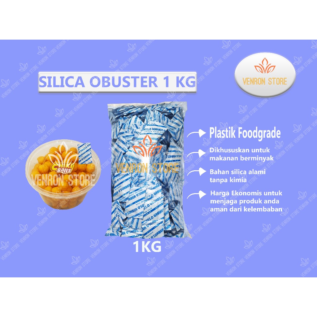 Jual SILICA GEL OSORBER (OXYGEN ABSORBER) 1KG @1GRAM FOOD GRADE ...
