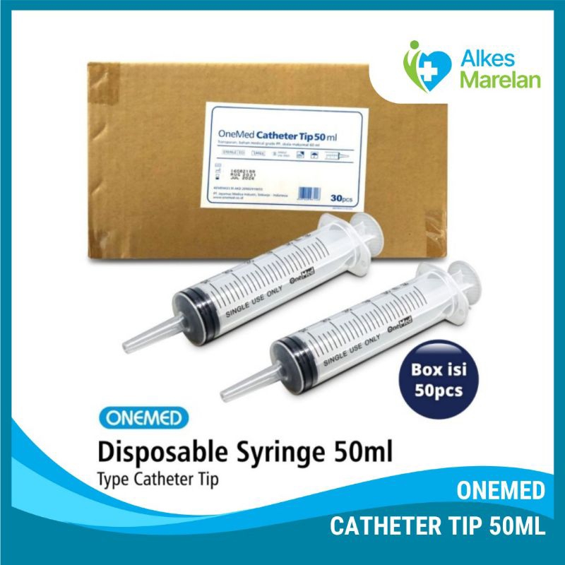 Jual ONEMED - Catheter Tip 50cc / Disposable Syringe 50ml Onemed ...