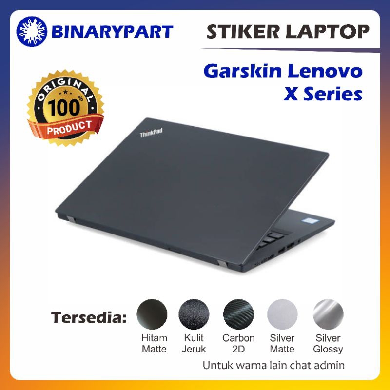 Jual (1) GARSKIN - Stiker Laptop Lenovo Thinkpad X Series X13-X250 ...