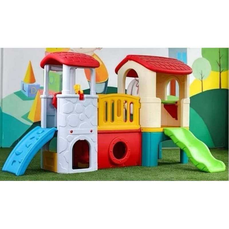 Jual SUPER JUMBO BONUS MANSI BOLA PLAYGROUND CLUB HOUSE SET PLAYHOUSE ...