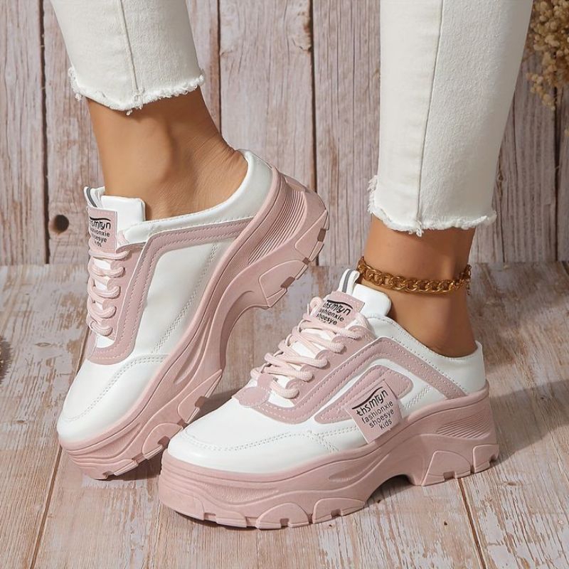 Jual Sepatu Wanita Sneakers Wanita Korean Style Model Terbaru Kekinian ...