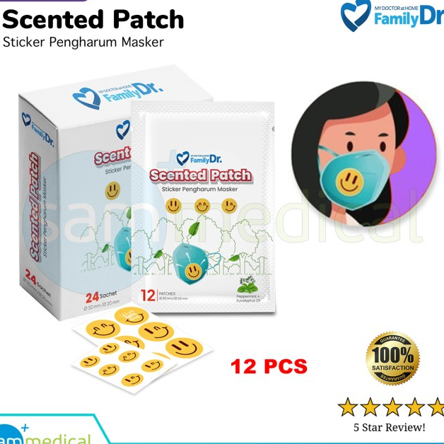 Jual Family Dr Scented Patch / Sticker Pengharum Masker Sachet Isi 12 ...