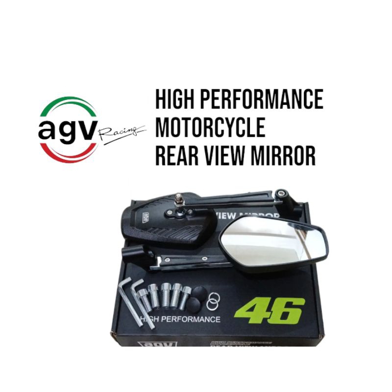 Jual AGV Spion Napoleon Black Series Universal Semua Motor | Shopee ...