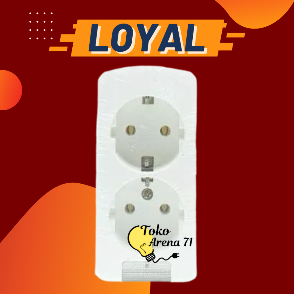 Jual Loyal Terminal Stop Kontak Colokan Arde OB Outbow Lubang 2 + Lampu LY-902L LY902L LY 902L ...