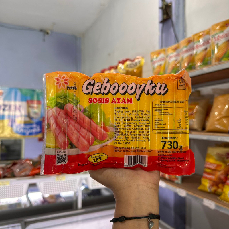 Jual GEBOY sosis merah pendek 730gr | Shopee Indonesia