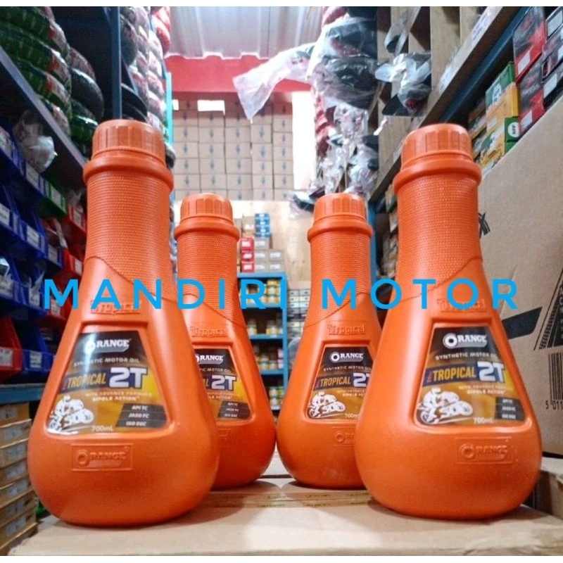 Jual Oli Samping motor 2Tak Orange Tropical 700 ML Wangi Original Asli ...